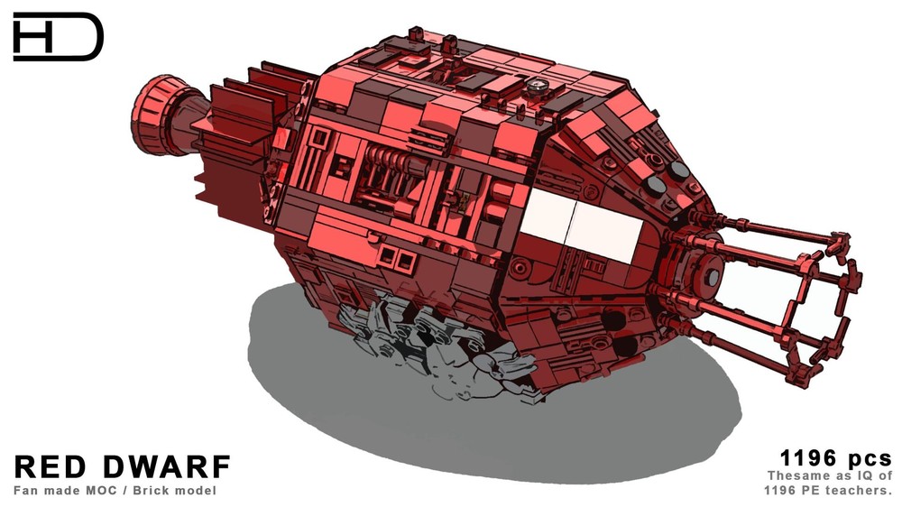 LEGO MOC JMC Red Dwarf by Horcikdesigns | Rebrickable - Build with LEGO