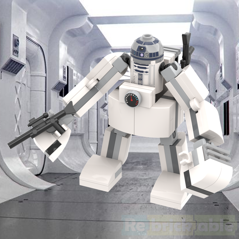 LEGO MOC Buff R2D2 by LucSoleBricks | Rebrickable - Build with LEGO