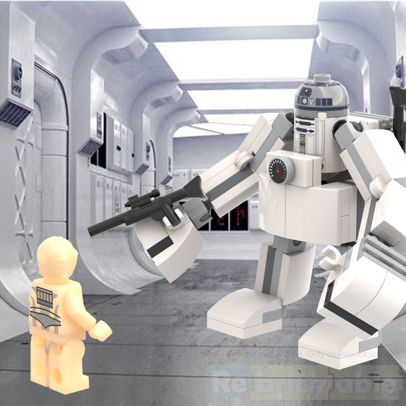 LEGO MOC Buff R2D2 by LucSoleBricks | Rebrickable - Build with LEGO