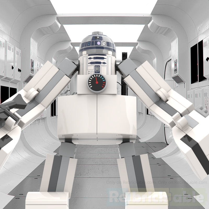 LEGO MOC Buff R2D2 by LucSoleBricks | Rebrickable - Build with LEGO