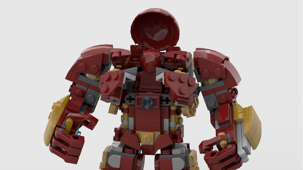 LEGO MOC-218815 Updated MCU Hulkbuster - Iron Man Mark XLIV Mk 44 V.2 ...