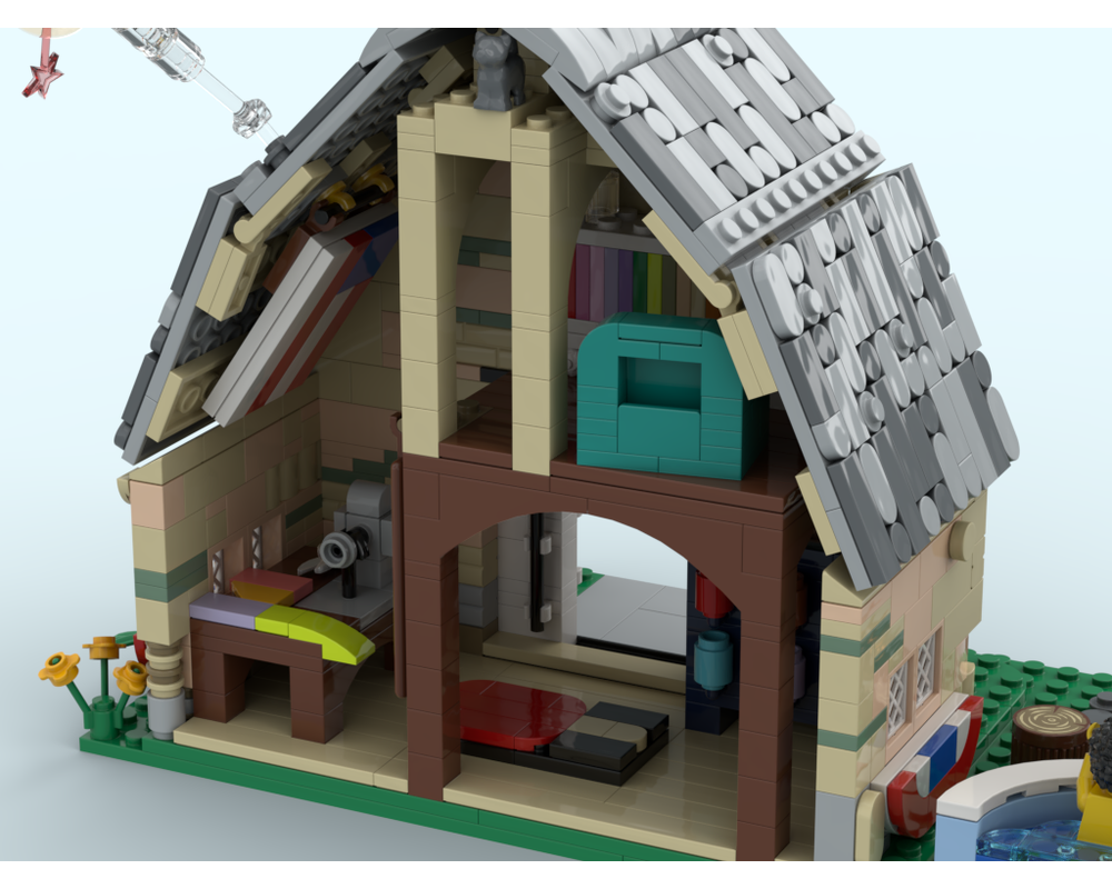 LEGO MOC Summer Quilt Barn by CareBearBrick | Rebrickable - Build with LEGO