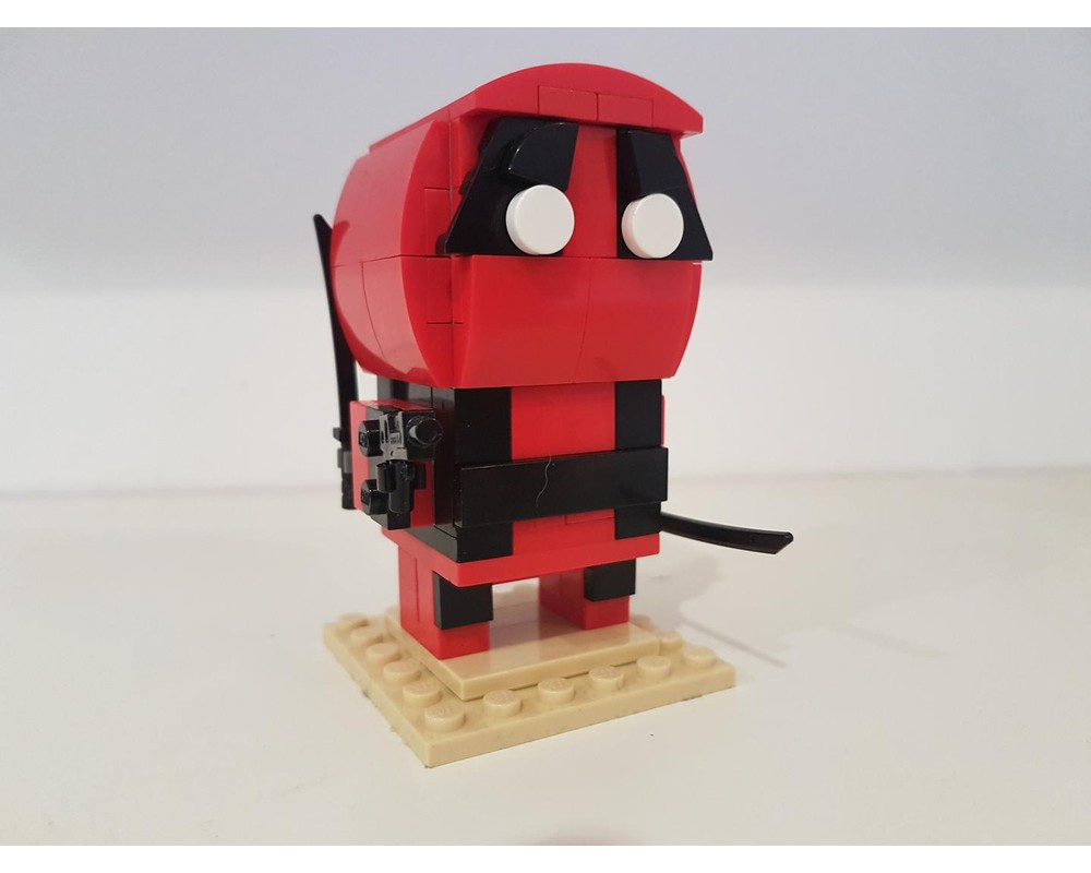 LEGO MOC Brickhead Deadpool by Batuapi76 | Rebrickable - Build with LEGO