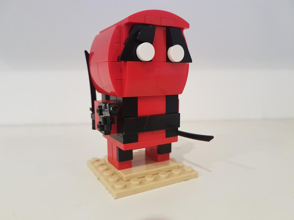 LEGO MOC Brickhead Deadpool by Batuapi76 | Rebrickable - Build with LEGO