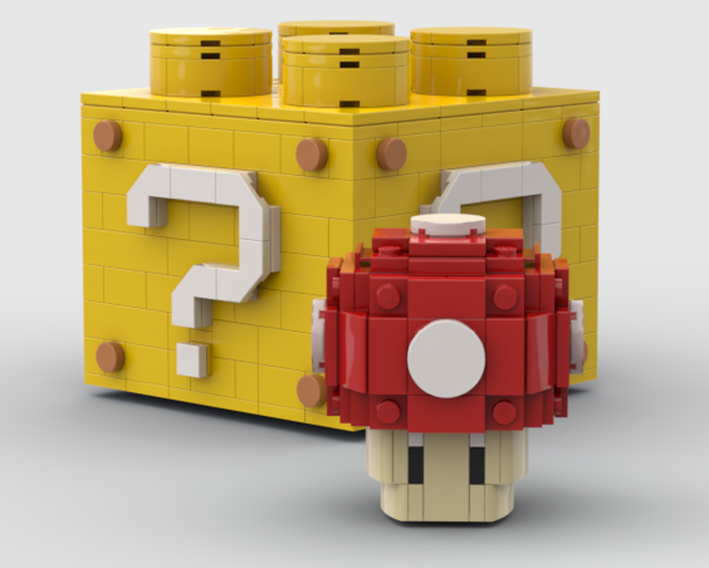 LEGO MOC Super Mario Brick by BrickPlotter | Rebrickable - Build with LEGO