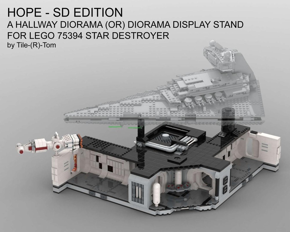 LEGO MOC Hope - Destroyer Edition for 75394 - Tantive IV Hallway ...