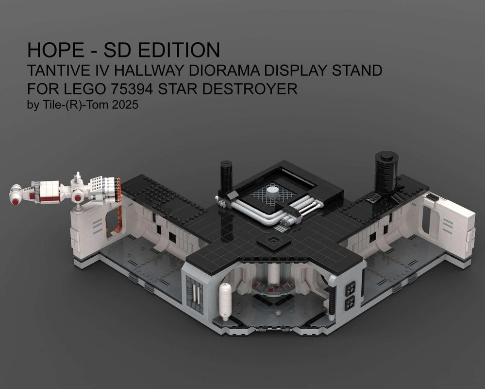 LEGO MOC Hope - Destroyer Edition for 75394 - Tantive IV Hallway ...