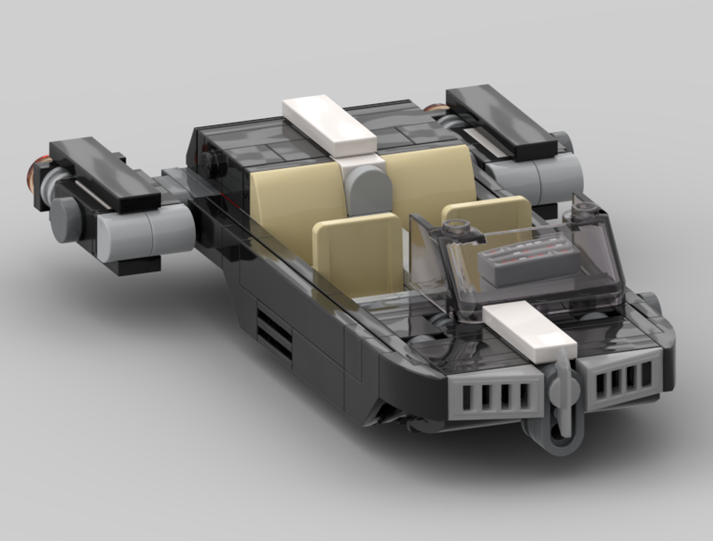 LEGO MOC-218846 Blackslug Landspeeder by Krieg_15 | Rebrickable - Build ...
