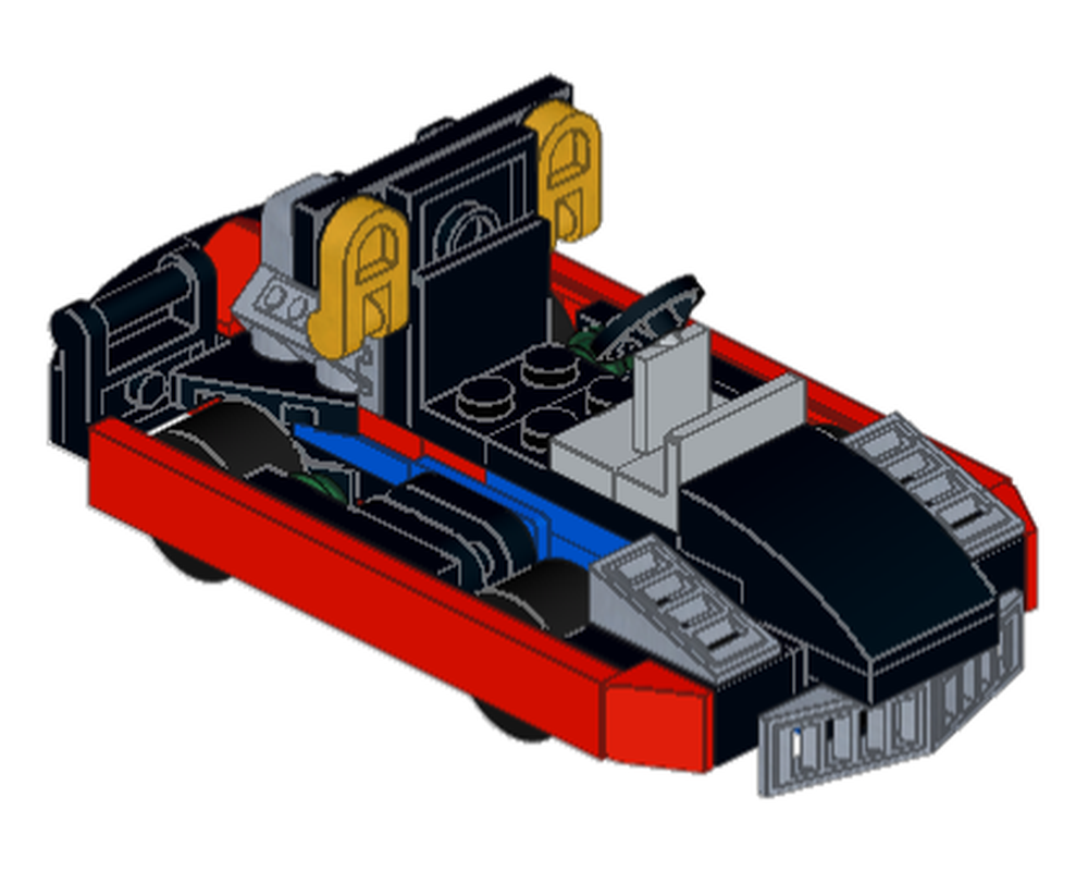 LEGO MOC Simple GO-KART! by RoundTCG | Rebrickable - Build with LEGO