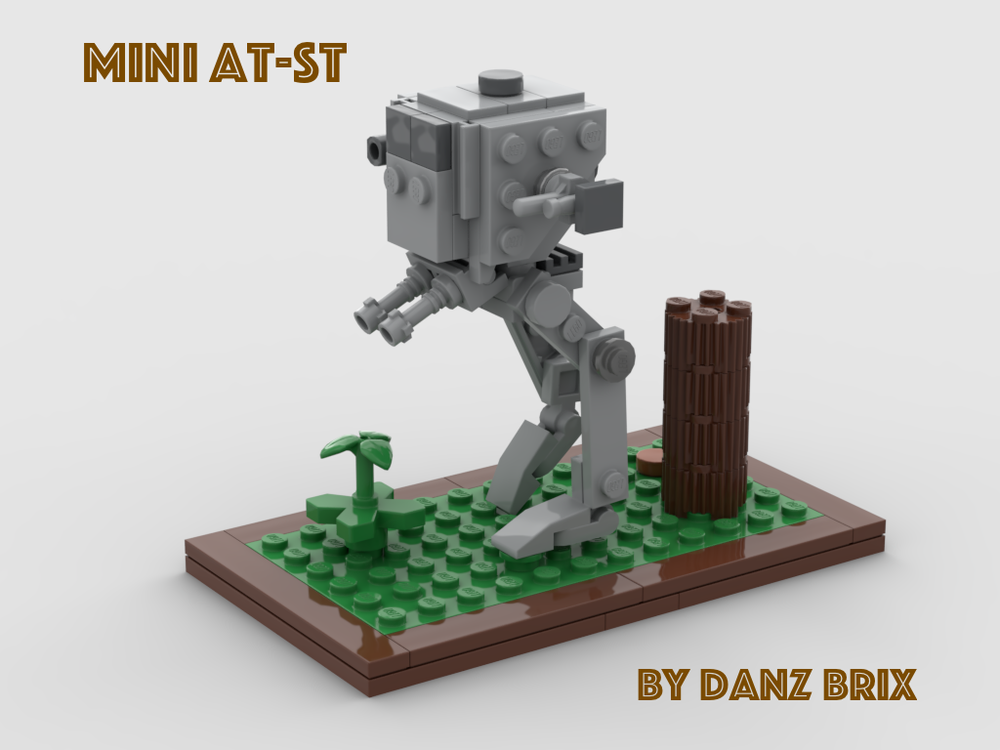LEGO MOC Mini AT-ST by DanzBrix | Rebrickable - Build with LEGO