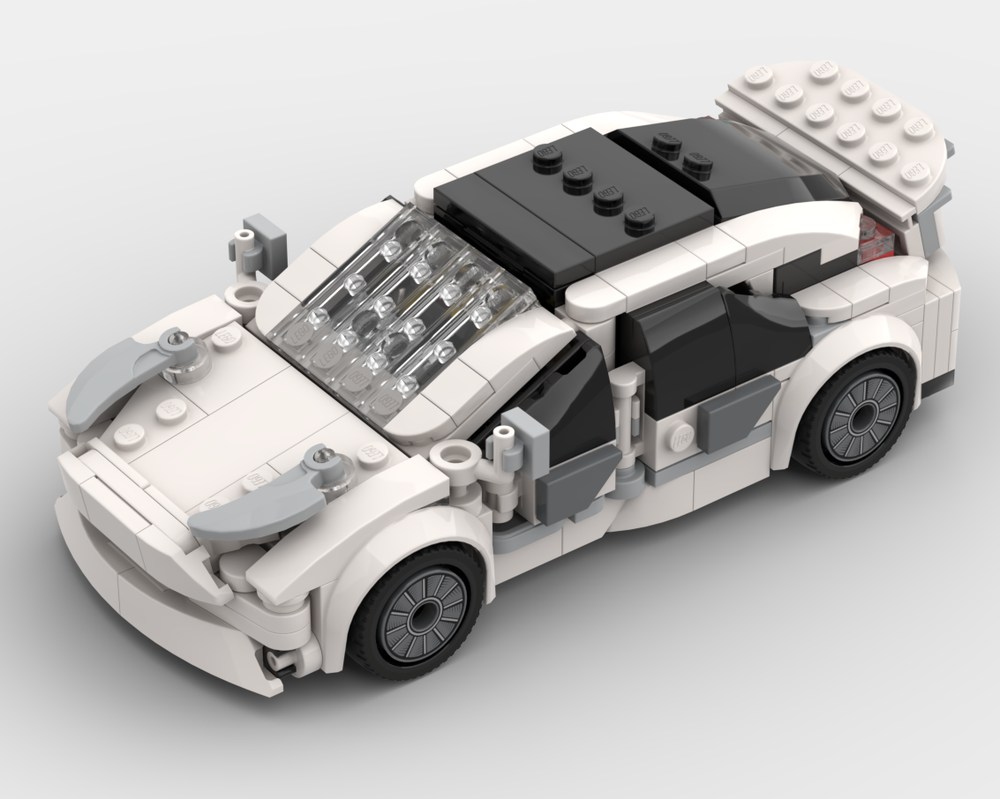 LEGO MOC Tesla Model 3 MOC 8-studs wide (Pick a Brick easy sourcing ...