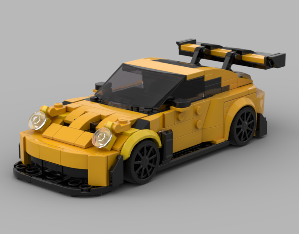 LEGO MOC Porsche 911 GT3 RS revamp by SpacjaCars | Rebrickable - Build ...