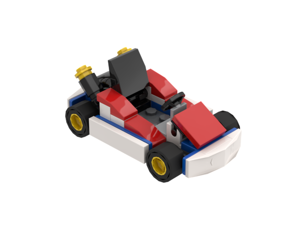 LEGO MOC Mario's kart (Minifig scale) by WafityYT | Rebrickable - Build ...