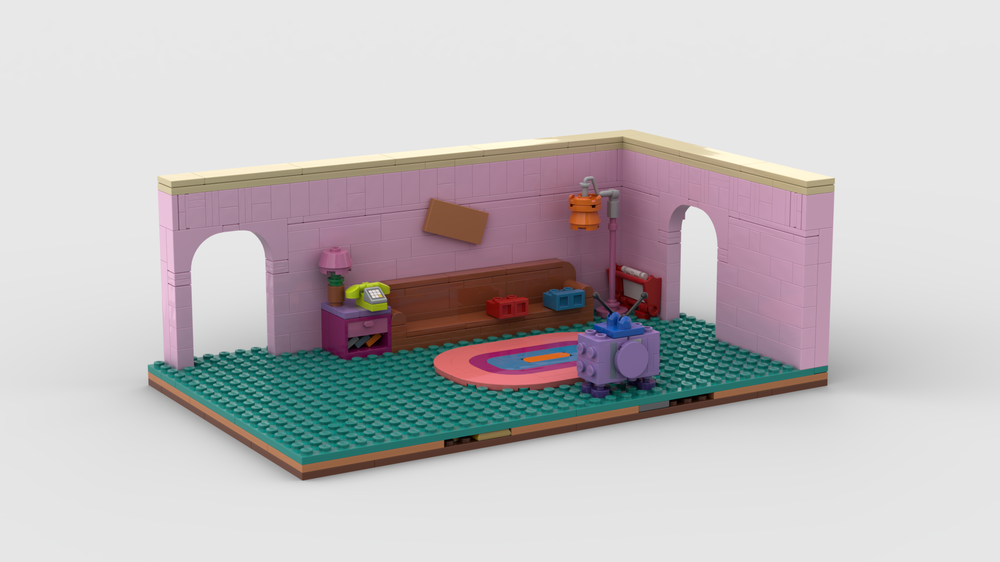 LEGO MOC-218937 The Simpsons TV Room and Couch by BigJudge ...