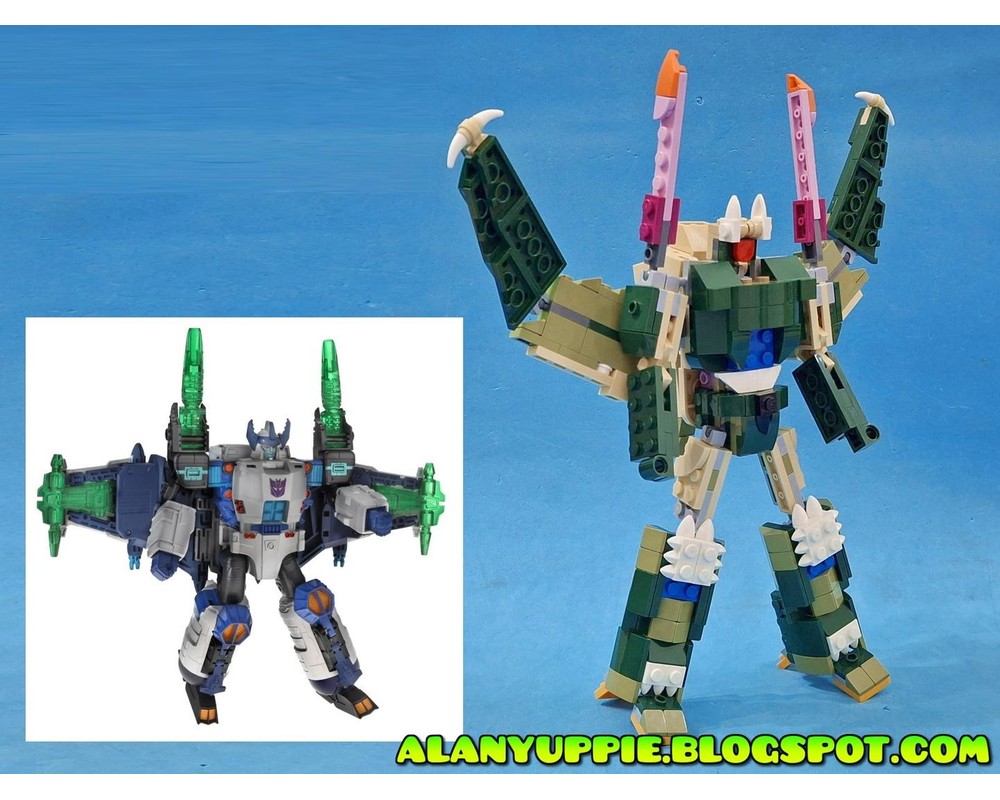 LEGO MOC Transformers Energon Megatron / Jet using LEGO Creator set ...