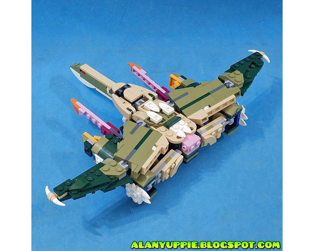 LEGO MOC Transformers Energon Megatron / Jet using LEGO Creator set ...