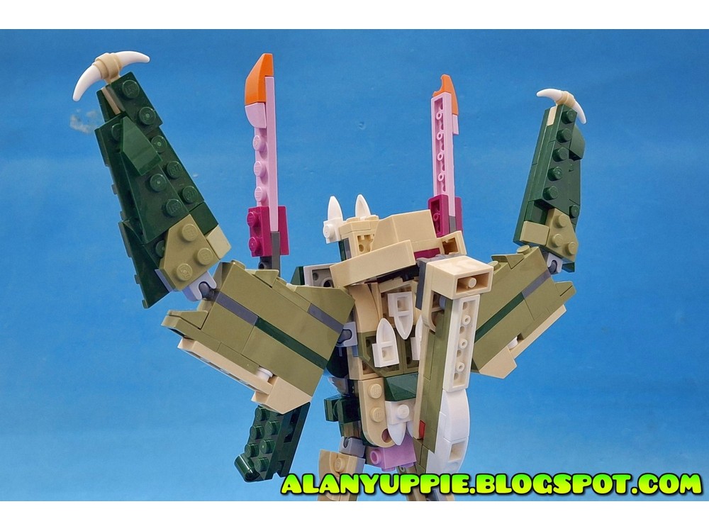 LEGO MOC Transformers Energon Megatron / Jet using LEGO Creator set ...