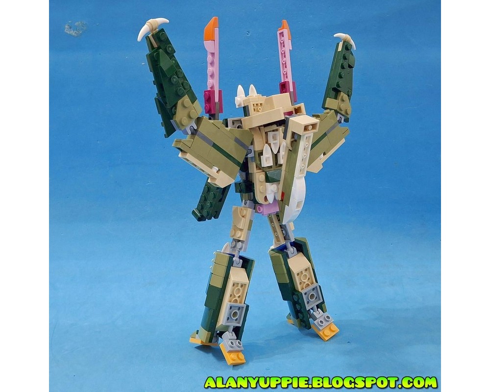 LEGO MOC Transformers Energon Megatron / Jet using LEGO Creator set ...