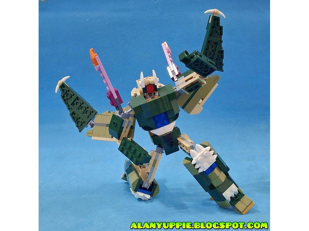 LEGO MOC Transformers Energon Megatron / Jet using LEGO Creator set ...