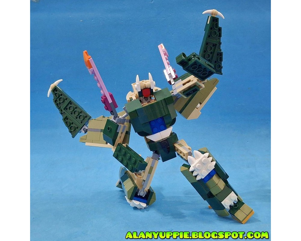 LEGO MOC Transformers Energon Megatron / Jet using LEGO Creator set ...