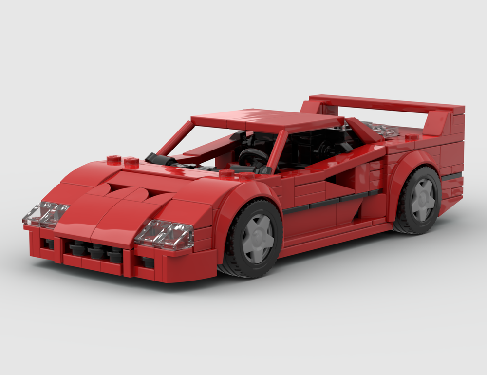 LEGO MOC F40 Speed Champion scale by yoboyben | Rebrickable - Build ...