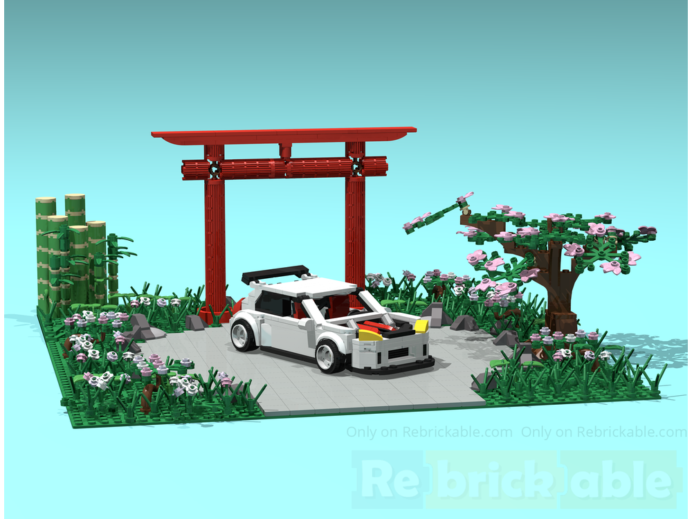 LEGO MOC Japan car display by Bricksideas | Rebrickable - Build with LEGO