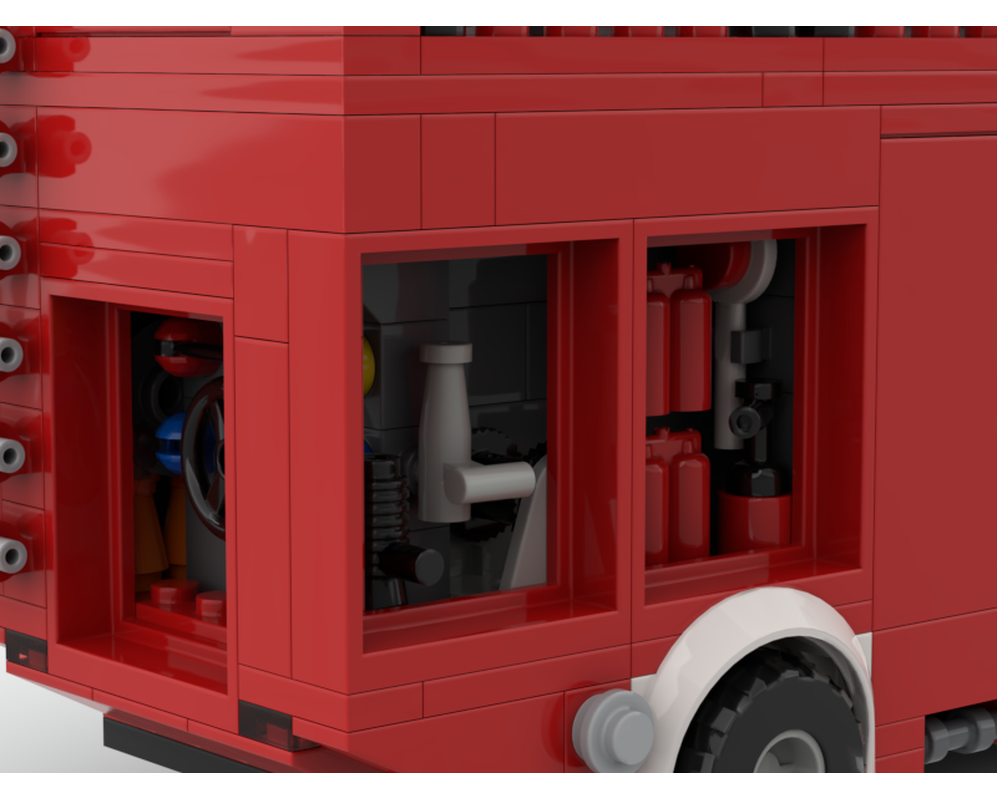 LEGO MOC Feuerwehr HLF by Seelenbrand | Rebrickable - Build with LEGO