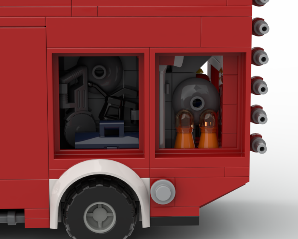 LEGO MOC Feuerwehr HLF by Seelenbrand | Rebrickable - Build with LEGO