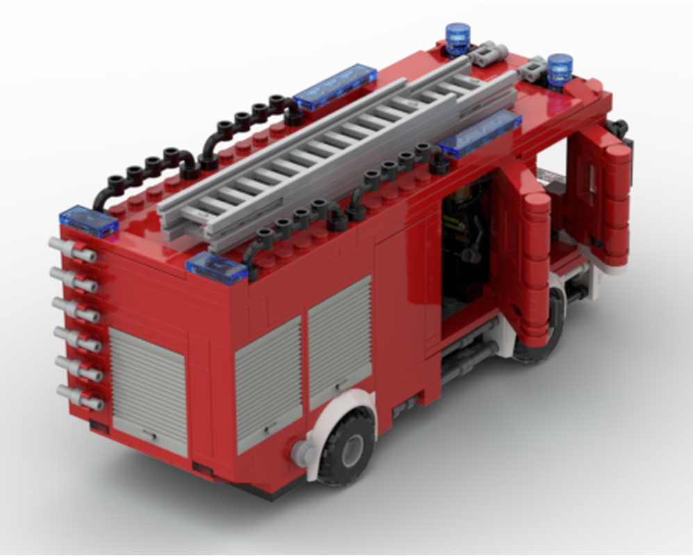 LEGO MOC Feuerwehr HLF by Seelenbrand | Rebrickable - Build with LEGO