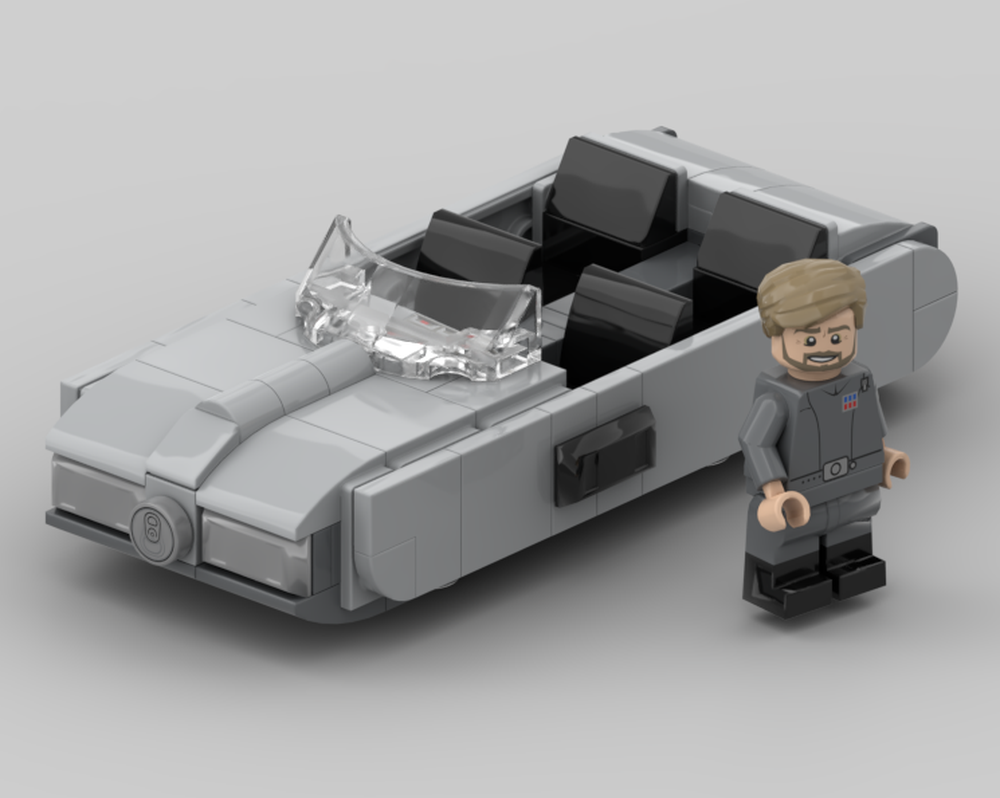 LEGO MOC PT-43 "Comet" staff speeder by Krieg_15 | Rebrickable - Build ...