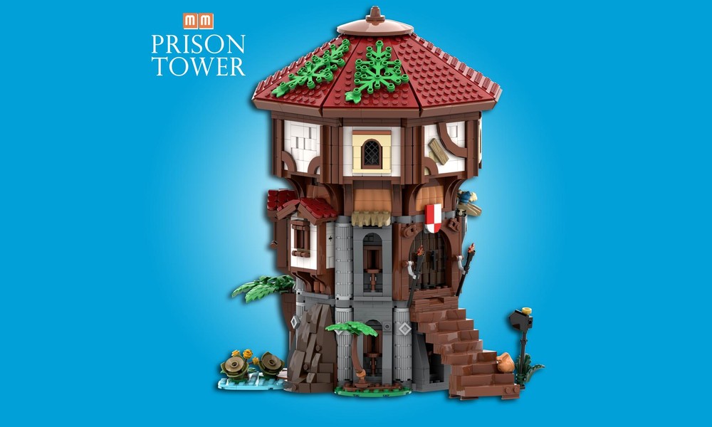 LEGO MOC-219018 Prison Tower by montymatte | Rebrickable - Build with LEGO