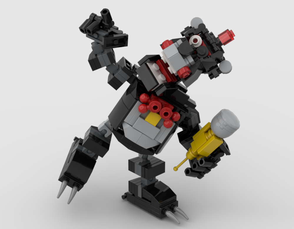 LEGO MOC FNAF Mini Lefty by Sey_Builds | Rebrickable - Build with LEGO