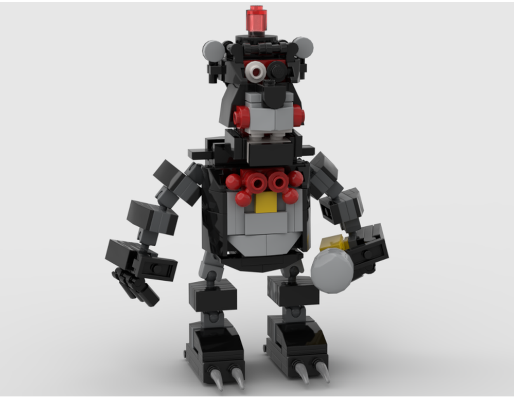 LEGO MOC FNAF Mini Lefty by Sey_Builds | Rebrickable - Build with LEGO
