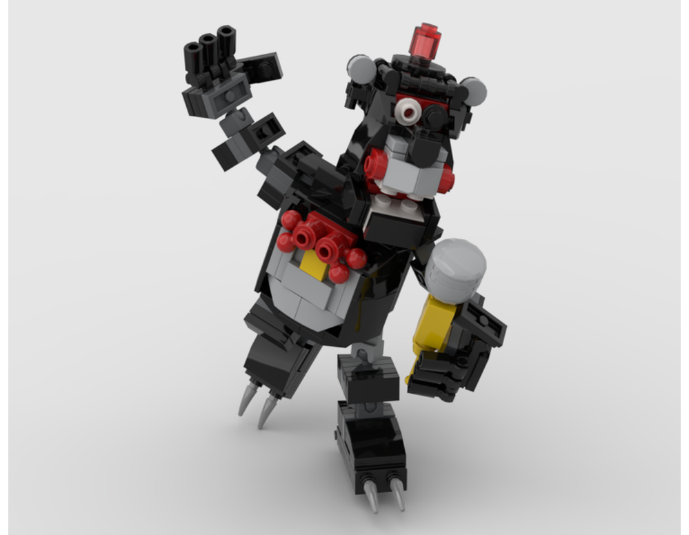 LEGO MOC FNAF Mini Lefty by Sey_Builds | Rebrickable - Build with LEGO