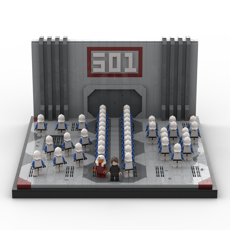 LEGO MOC 501st Legion Clone Display - Republic Hangar by Dreadnought ...