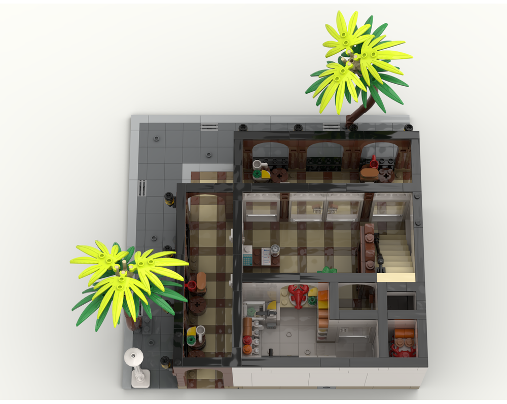 LEGO MOC Red Crab Resto Bar by Brick Artisan | Rebrickable - Build with ...
