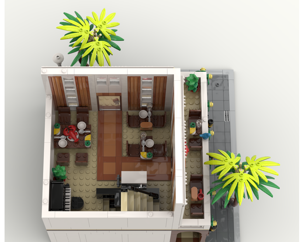 LEGO MOC Red Crab Resto Bar by Brick Artisan | Rebrickable - Build with ...