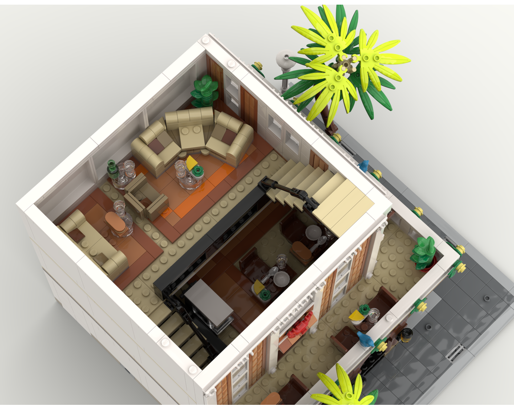 LEGO MOC Red Crab Resto Bar by Brick Artisan | Rebrickable - Build with ...