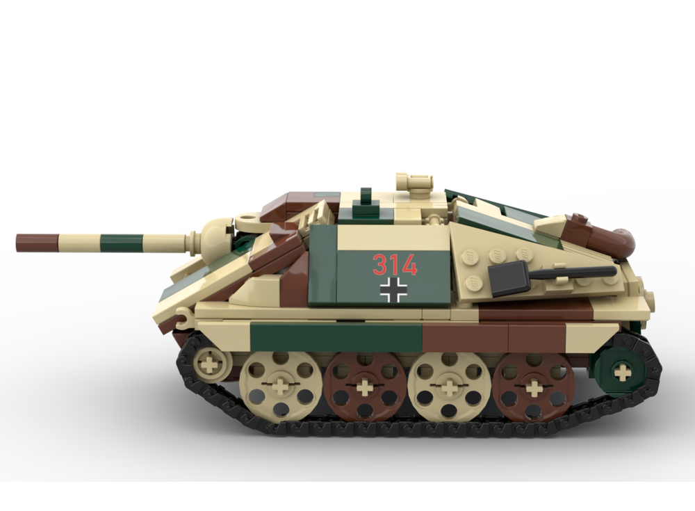 LEGO MOC Jagdpanzer 38(t) tank destroyer V2 by gunsofbrickston ...