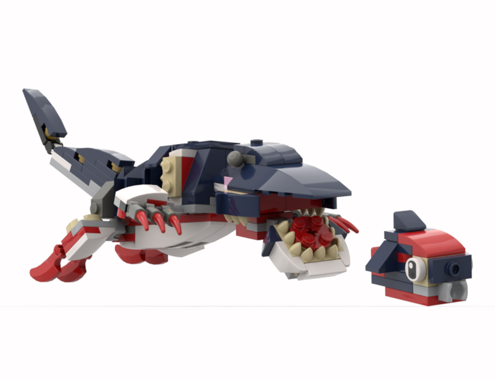 LEGO MOC 31088 Crocodile and Fish by i_m_missing | Rebrickable - Build ...