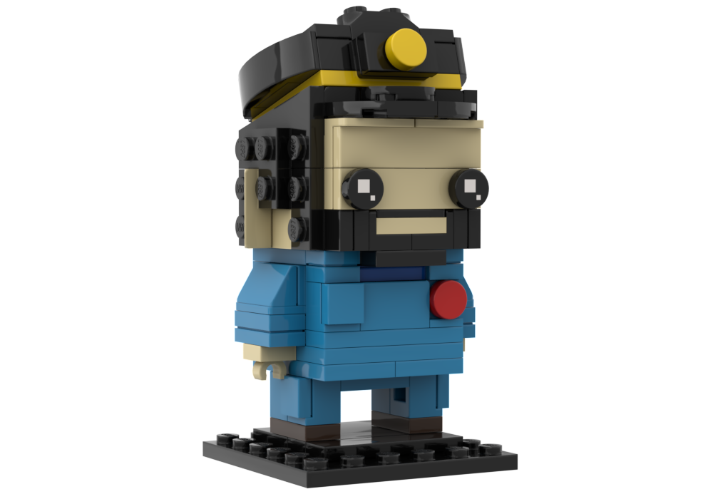 LEGO MOC Captain Haddock (Destination Moon) by OrchardBuilds ...