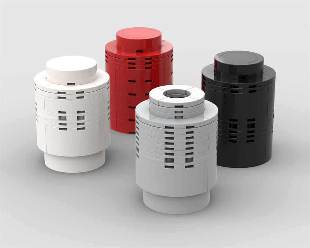 LEGO MOC Upscaled 1x1 round bricks by Briquoleur | Rebrickable - Build ...