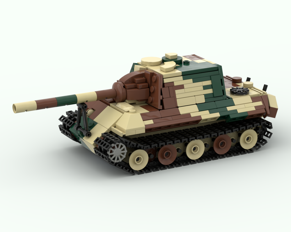 LEGO MOC LEGO ww2 Jagdtiger 1:45 scale by Romainww2 | Rebrickable ...