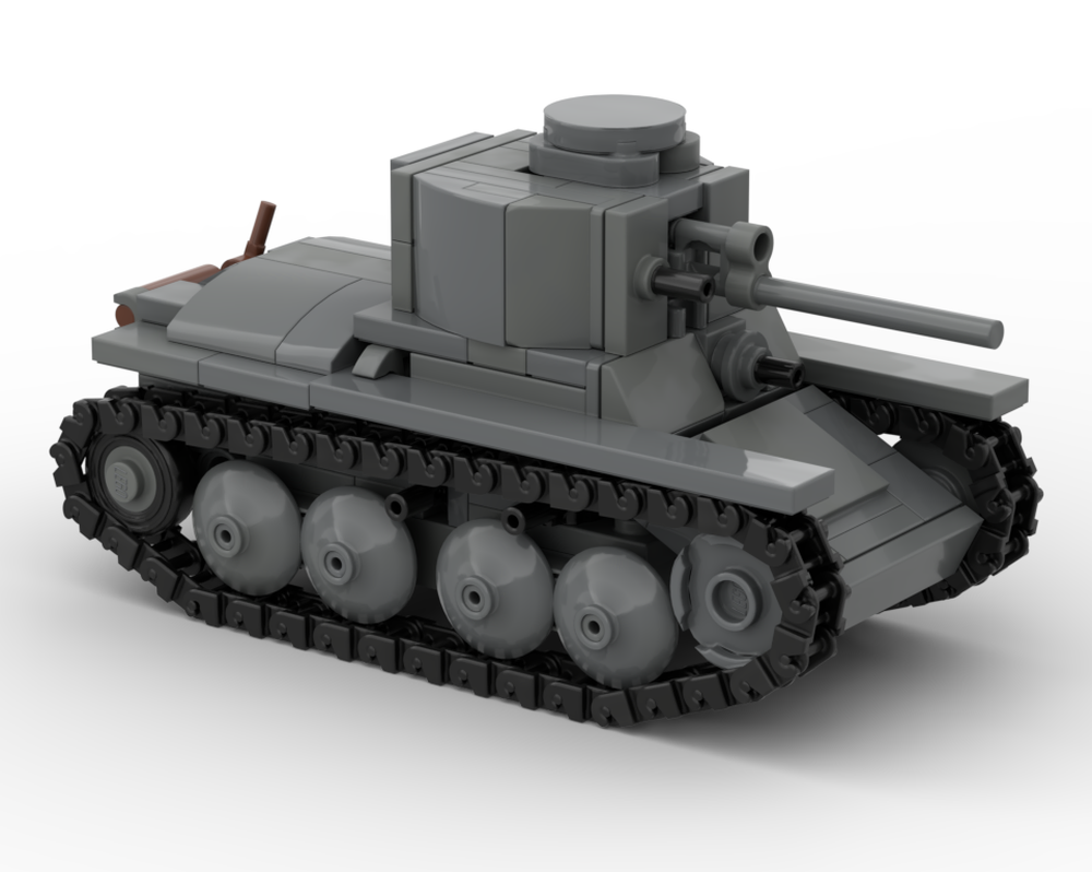 LEGO MOC-219064 LEGO ww2 Panzer 38 T 1:45 scale by Romainww2 ...