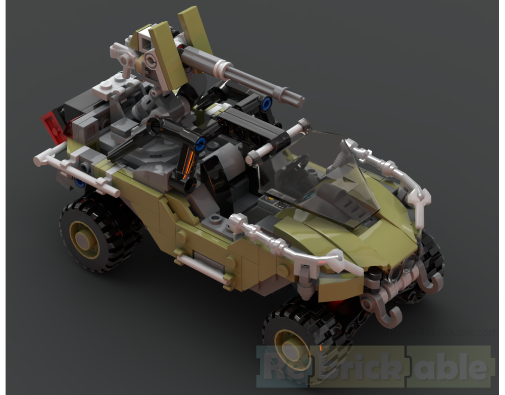 LEGO MOC M12B Warthog LRV Re-Release (Halo) by Builder Faber ...
