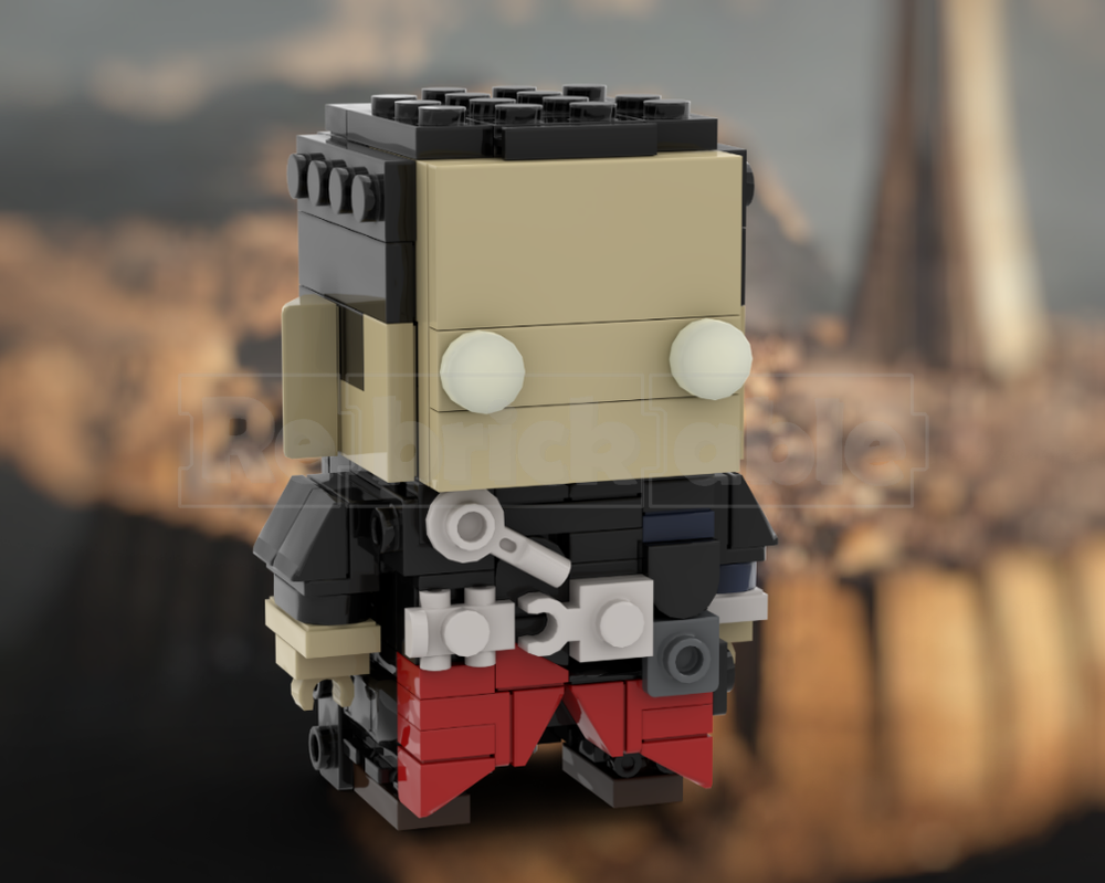 LEGO MOC Chirrut Imwe Brickheadz by Ant0noo | Rebrickable - Build with LEGO