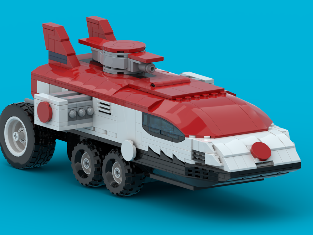 LEGO MOC Red Fury Racer MOC – Fan-made model of Fireball's vehicle from ...