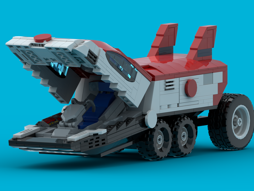 LEGO MOC Red Fury Racer MOC – Fan-made model of Fireball's vehicle from ...