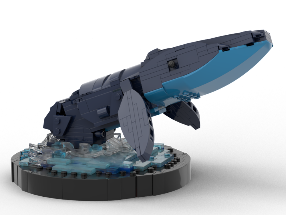LEGO MOC 10331 Breaching Whale by Mmonk13 | Rebrickable - Build with LEGO