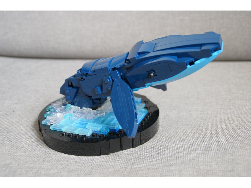 LEGO MOC 10331 Breaching Whale by Mmonk13 | Rebrickable - Build with LEGO